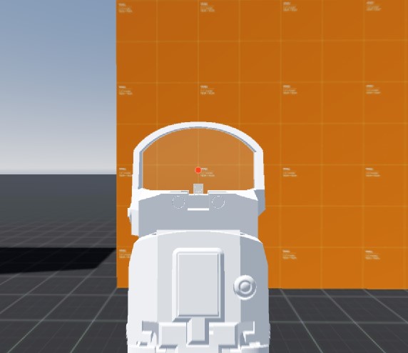 Reflector Sight (Red Dot) - Godot Shaders