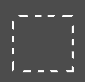 Animated Dotted Rectangle Outline - Godot Shaders