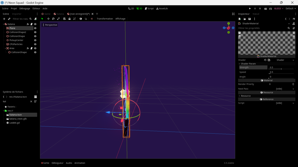 Chat GPT - Spatial Rainbow Gradient - Godot Shaders
