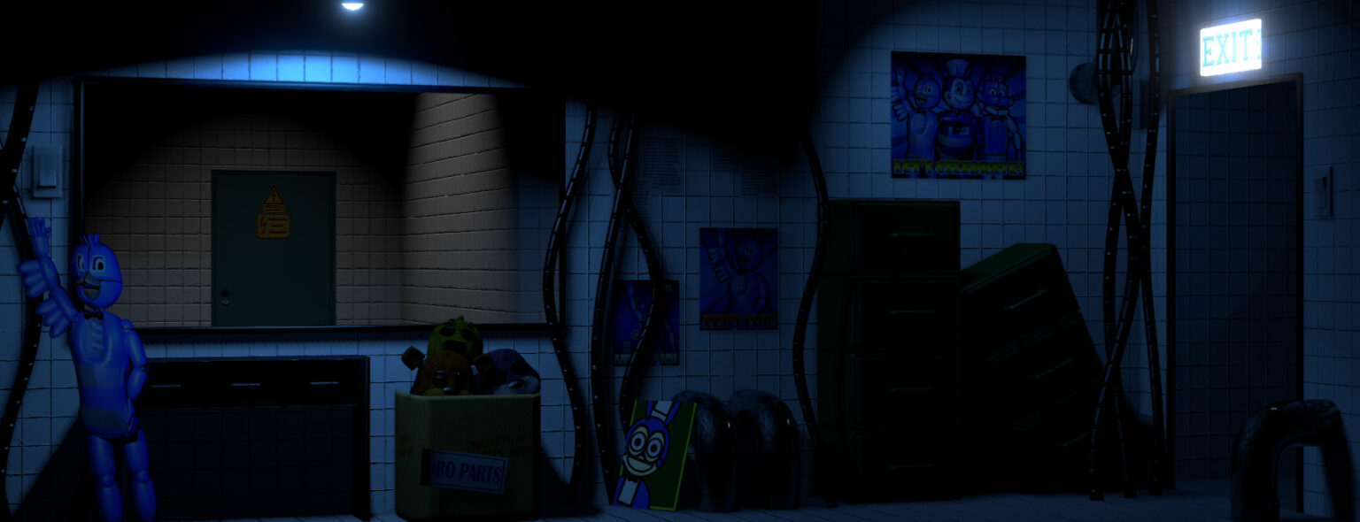 Jolly 1 office with displacement effect - Godot Shaders