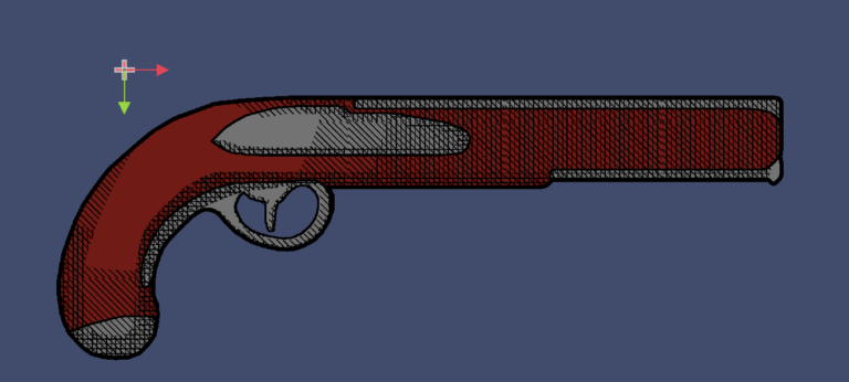 2d crosshatching for textures with normal maps - Godot Shaders