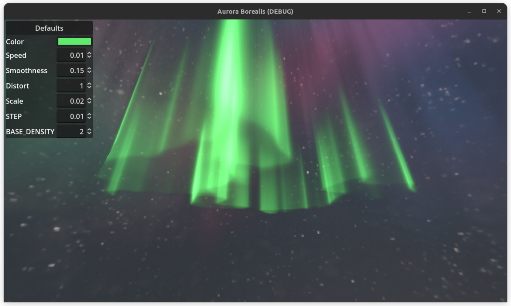 Aurora Borealis - Godot Shaders