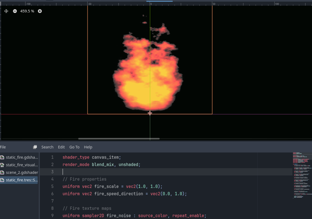 best 2d fire - Godot Shaders