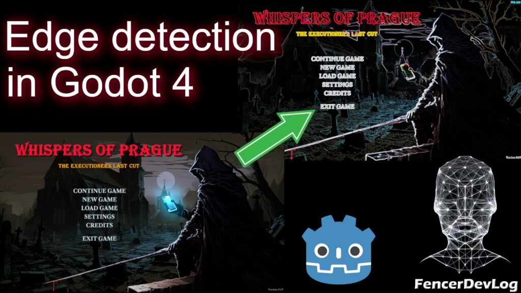 Edge Detection Sobel Filter And Gaussian Blur Godot Shaders