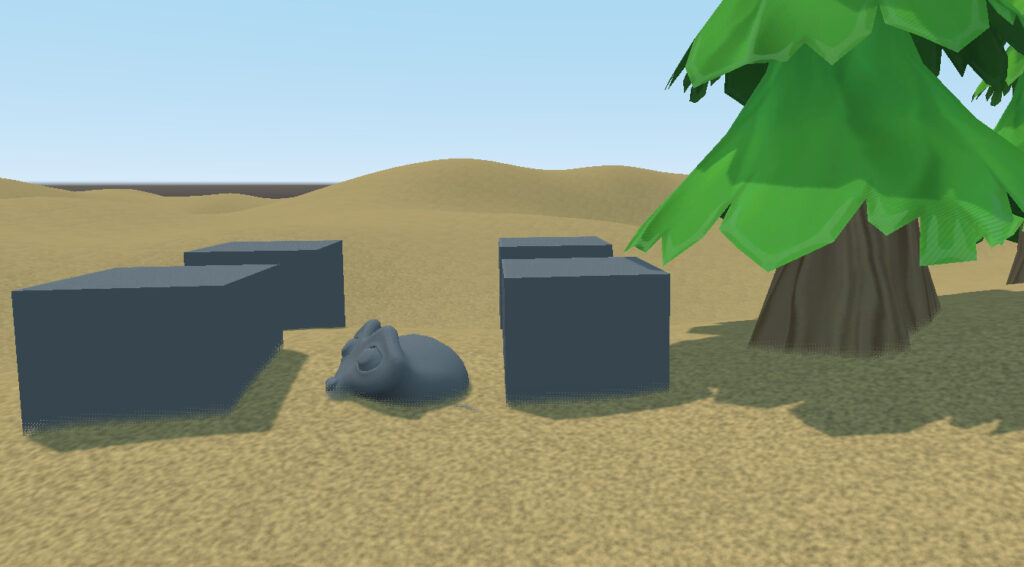 Terrain Mesh Blending with Dithering - Godot Shaders