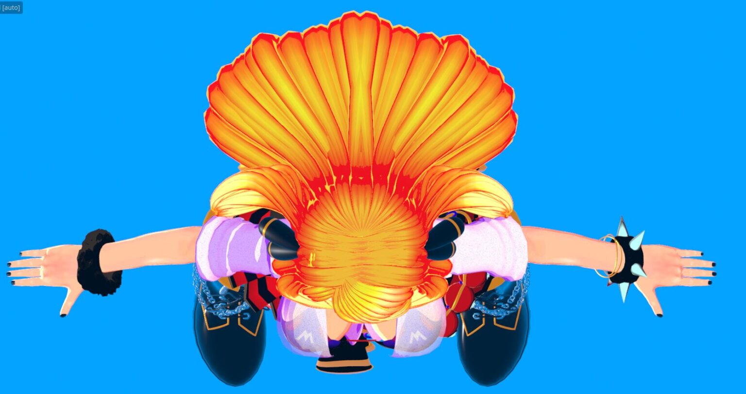 Anime Stylized Skin/Hairs/Clothes (4.3) - Godot Shaders