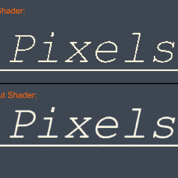 Pixel Text Shader - Godot Shaders