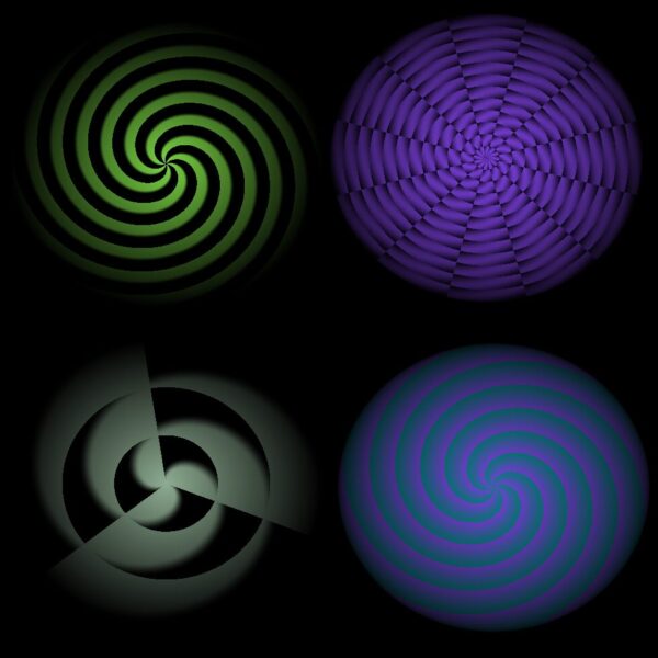 Simple spirals demo - Godot Shaders