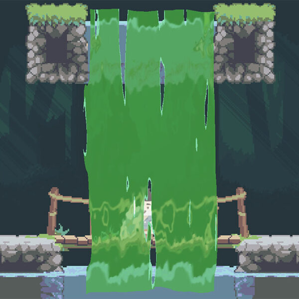 2D waterfall - Godot Shaders