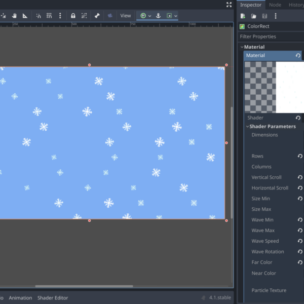 Waving Particles - Godot Shaders
