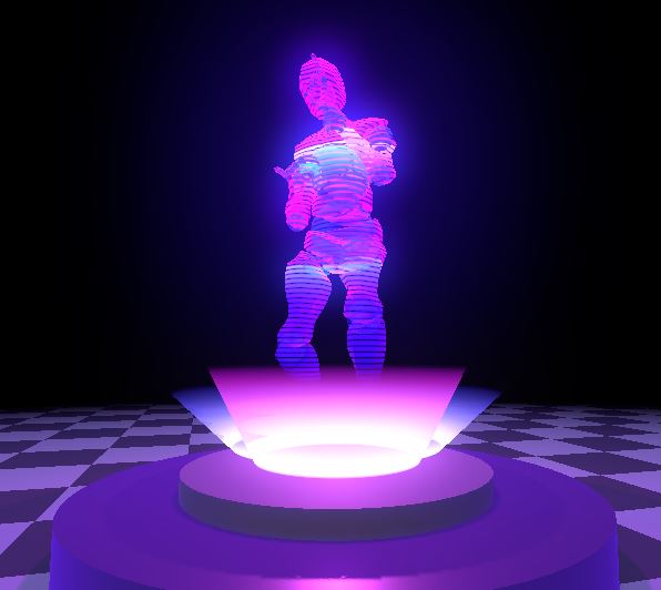 3D Hologram Shader - Godot Shaders