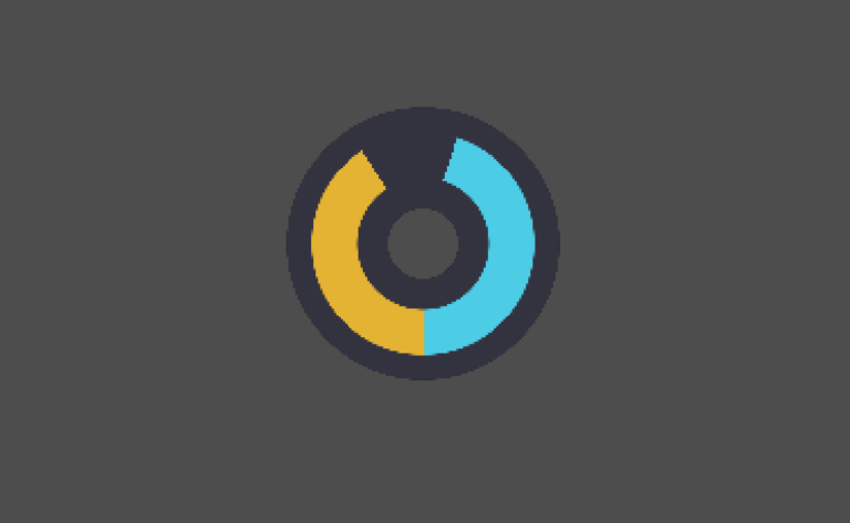 Symmetric Pixelated Dual-Progress Ring - Godot Shaders